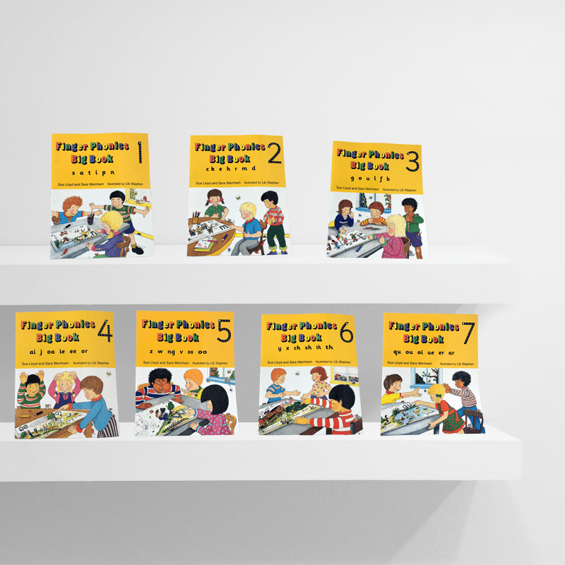 Finger Phonics Big Books 1-7 - Jolly Phonics