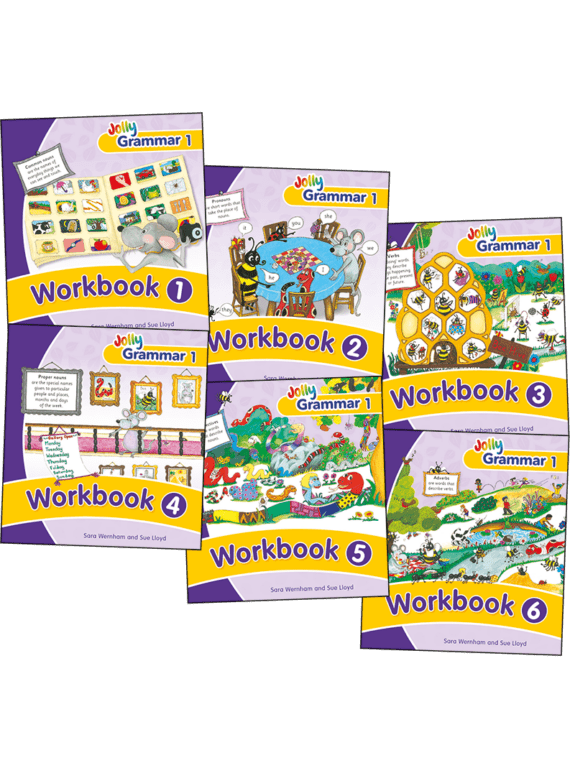 Grammar 1 Workbooks, set 1-6 - Jolly Phonics